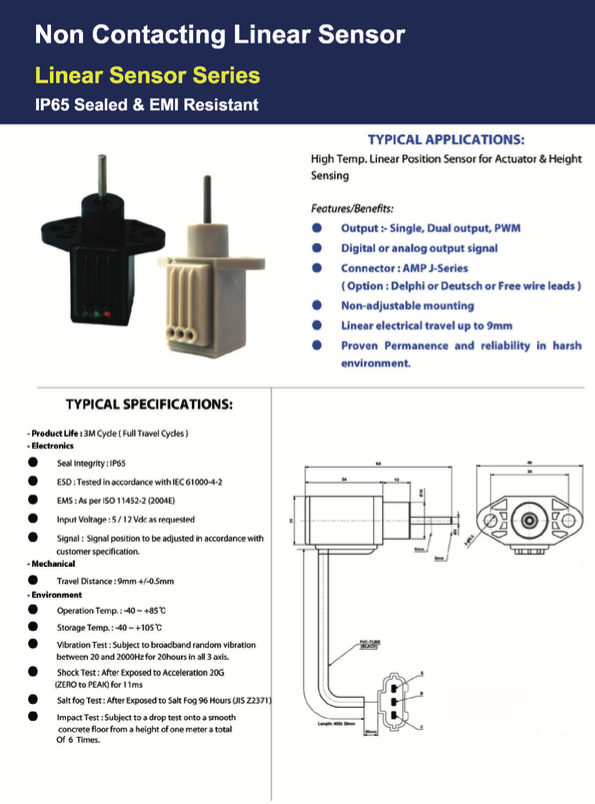 Linear Sensor - 苏州拿瑟加电子科技有限公司
